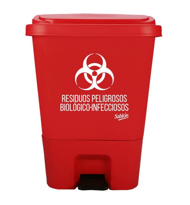 Bote De Basura 17 Litros Residuos Peligrosos RPBI | ENVÍO GRATIS